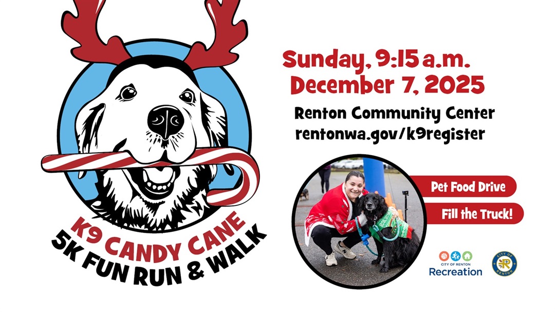 K9 Candy Cane 5K Fun Run & Walk | City of Renton